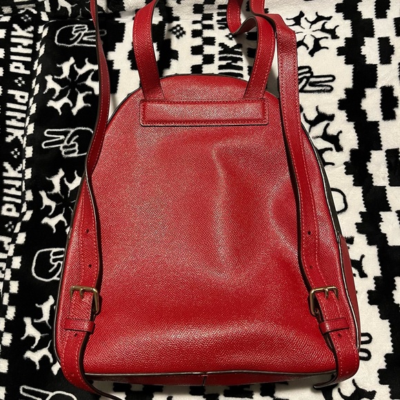 Coach | Bags | Authentic Red Coach Backpack Medium Sized | Poshmark